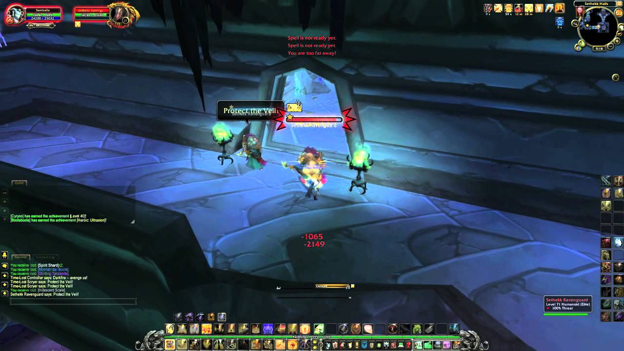 Sethekk Halls - Mount Run - Ret Pally - YouTube