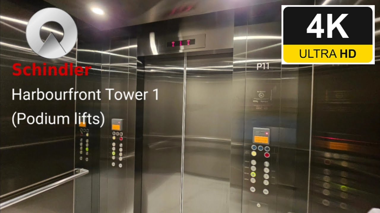 Schindler podium lifts at Harbourfront Tower 1 - YouTube