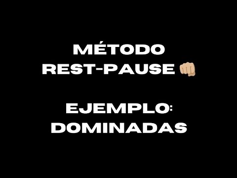 HIPERTROFIA - REST PAUSE - YouTube