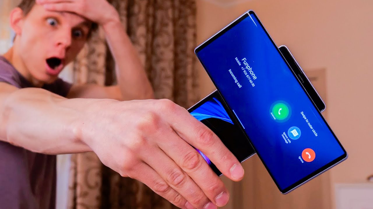 LG Wing Boomerang Incoming Call - YouTube