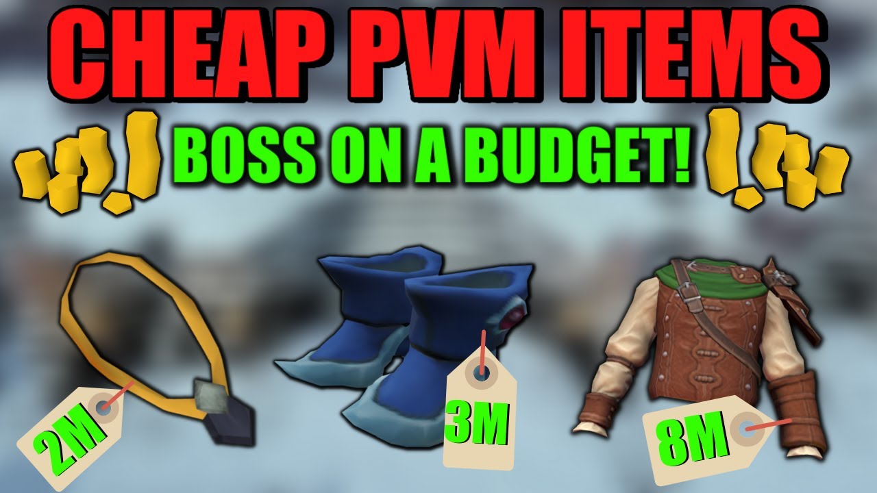 AMAZING Budget PVM Items So That ANYONE Can PVM! - Runescape 3 - YouTube