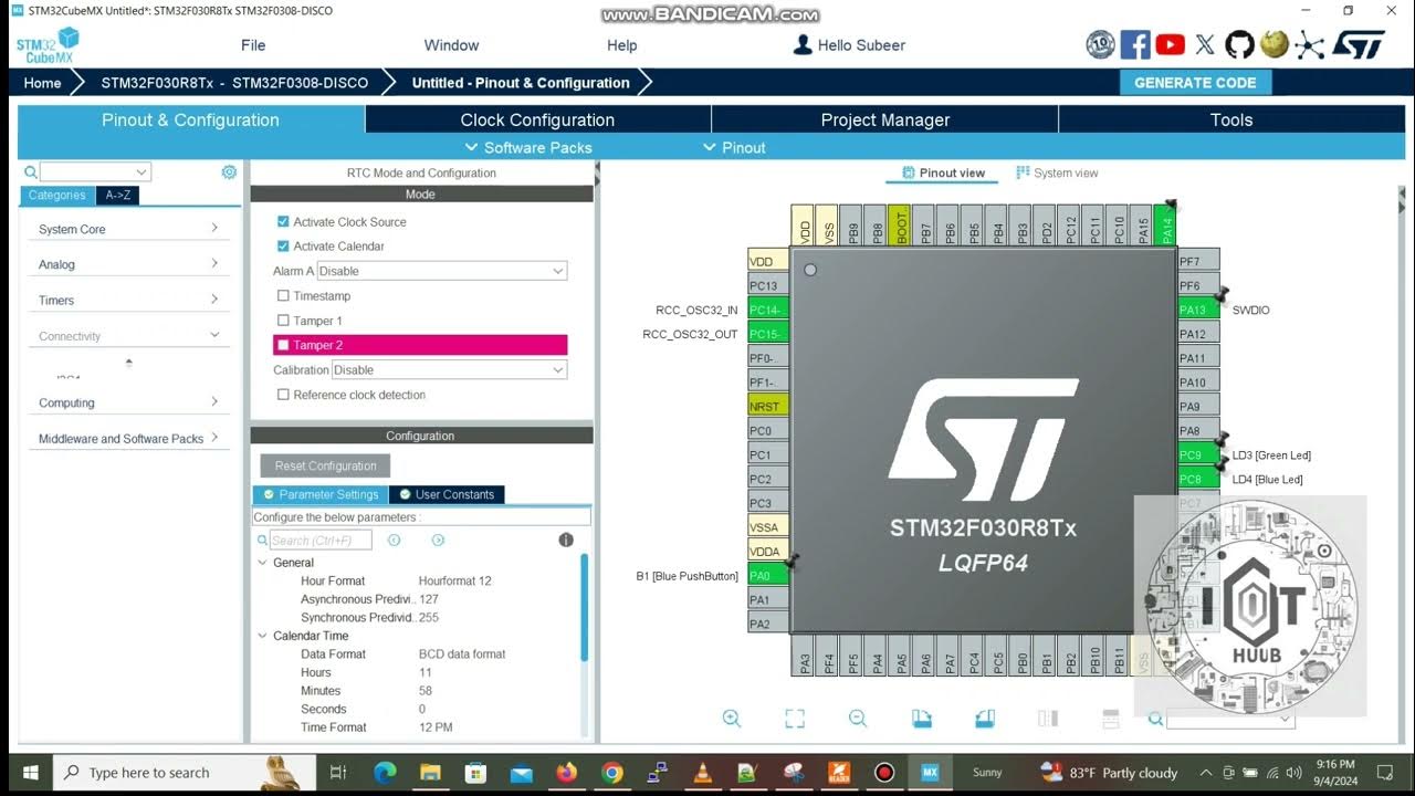 Stm32 Rtc Real Time Clock Youtube