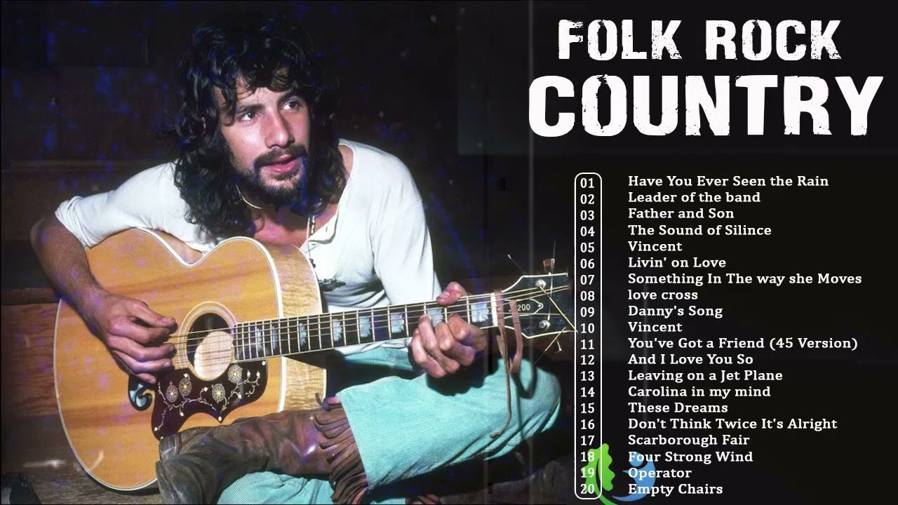 BEST OF 70s FOLK ROCK AND COUNTRY MUSIC Kenny Rogers, Elton John, Bee ...