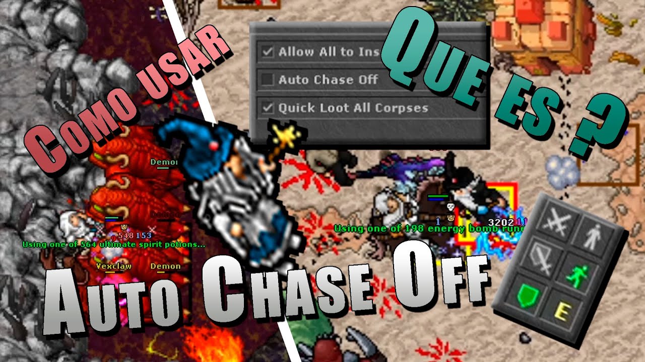 TIBIA QUE ES EL AUTO CHASE OFF [ENG SUB] - YouTube