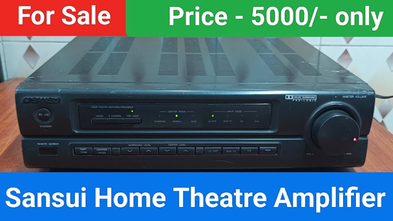 Sansui Home Theatre Amplifier Nice Condition Contact No - 8750424840 ...
