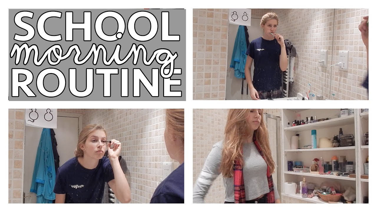 SCHOOL MORNING ROUTINE - YouTube