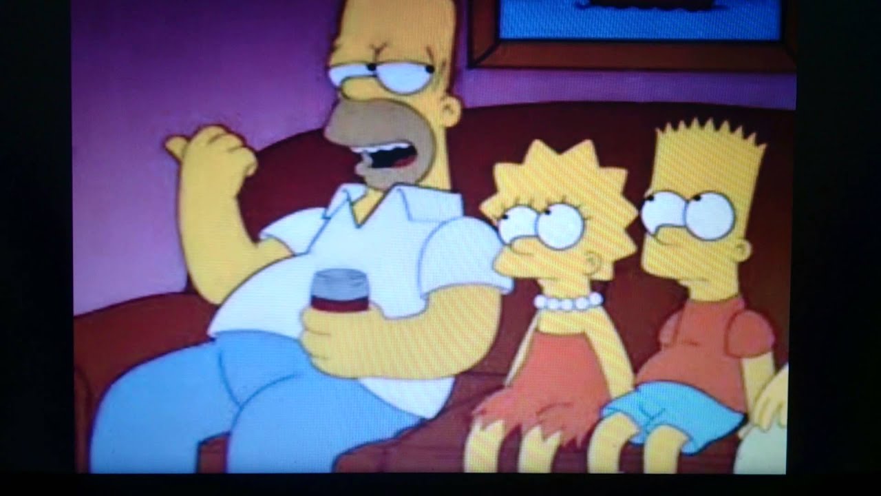 Homero Simpson hace un refugio nuclear - YouTube
