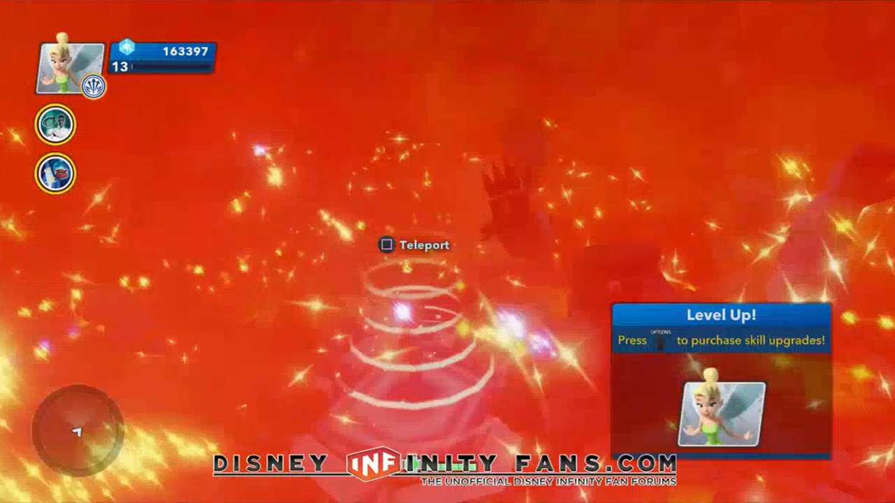 Disney Infinity 2.0 Tinker Bell fast leveling 0 to 20 realtime in spark ...