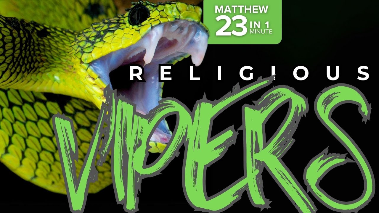 Matthew 23 in 1 Minute – Religious Woes & Lamentations - YouTube