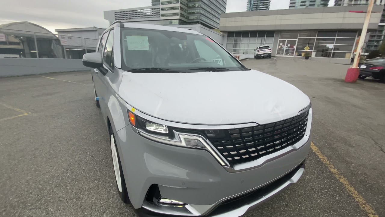 2022 Kia Carnival Ex [Ghost Grey] - YouTube