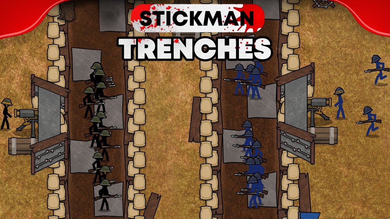 The Battle For The Trenches In World War 1 | Stickman Trenches - YouTube