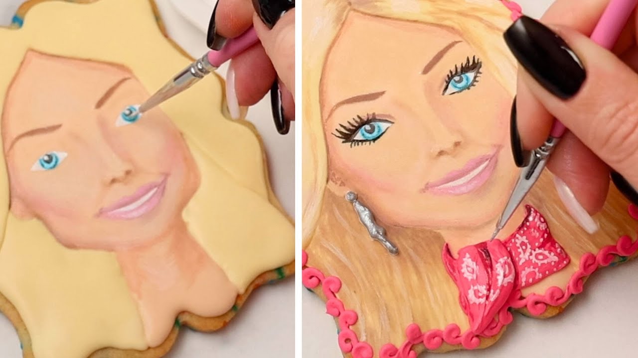 Amazing Barbie Cookies Royal Icing Cookie Decorating Compilation - YouTube