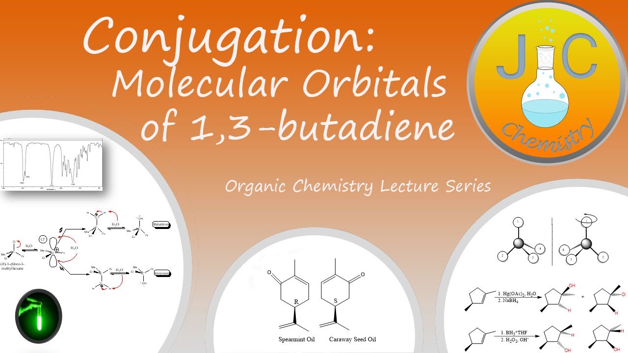 Chapter 15: Part 2: Molecular Orbitals of 1,3-Butadiene - YouTube