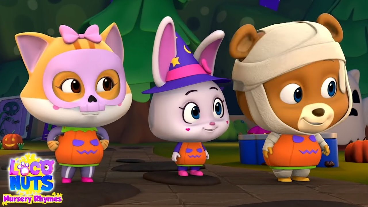 Five Little Pumpkin, Halloween Rhyme And Kids Song By Loconuts - YouTube