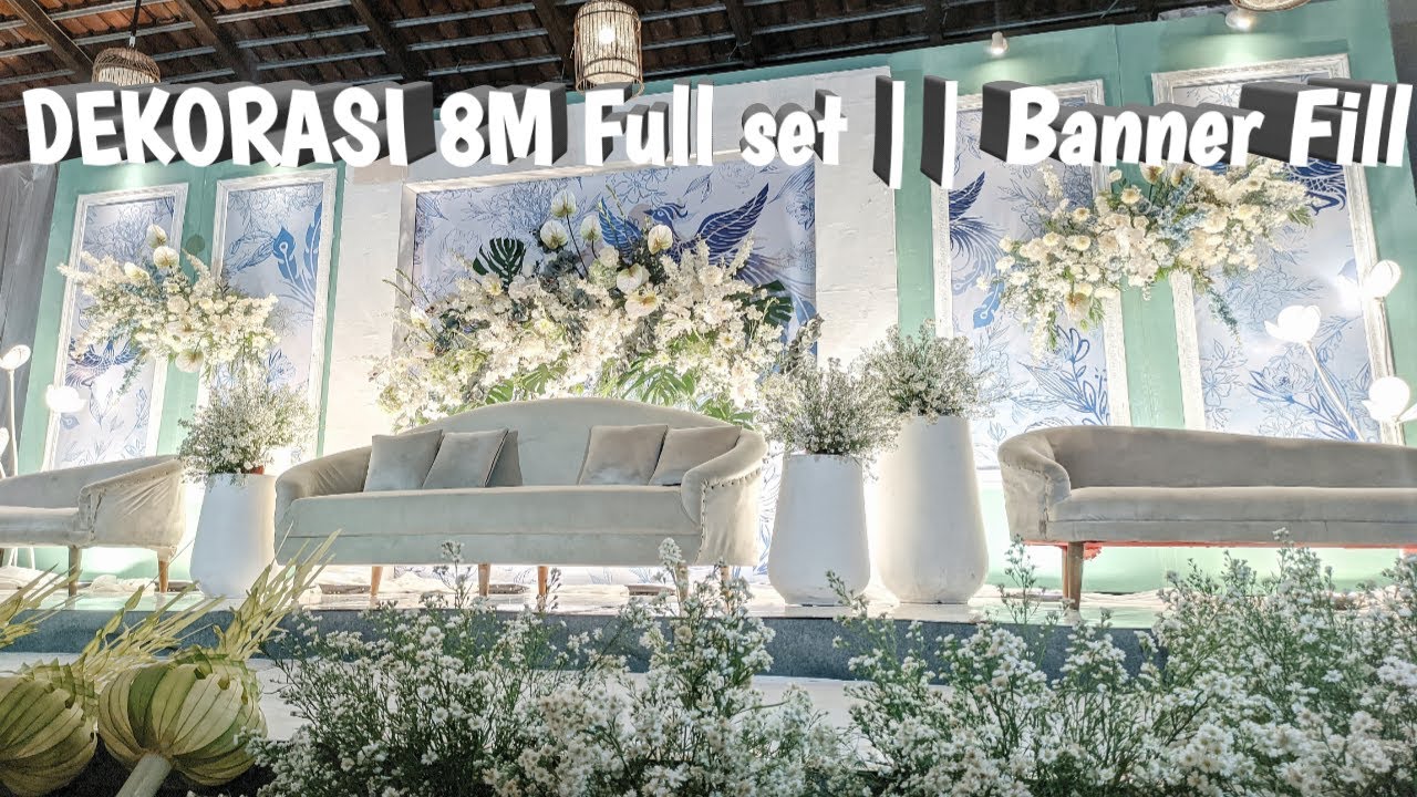 Dekorasi 8m Terbaru || Full set Gedung - YouTube