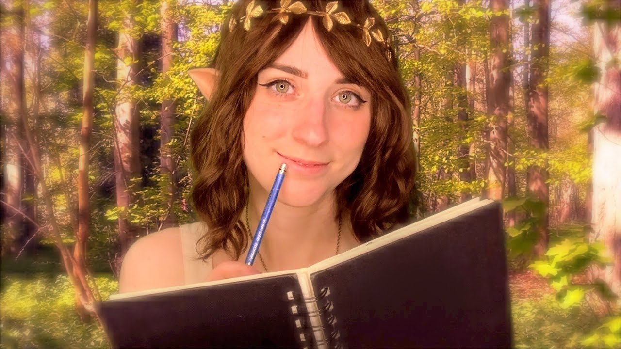 ASMR Elf Sketches Your Portrait (Roleplay) - YouTube