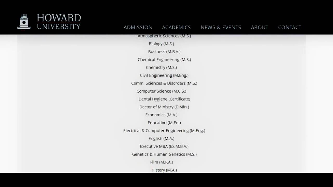 MBA FROM HOWARD UNIVERSITY USA - YouTube