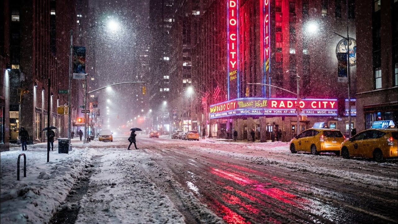 NYC’S BIGGEST BLIZZARD 2026 ️ Manhattan Heavy Snow Walk - New York City ...
