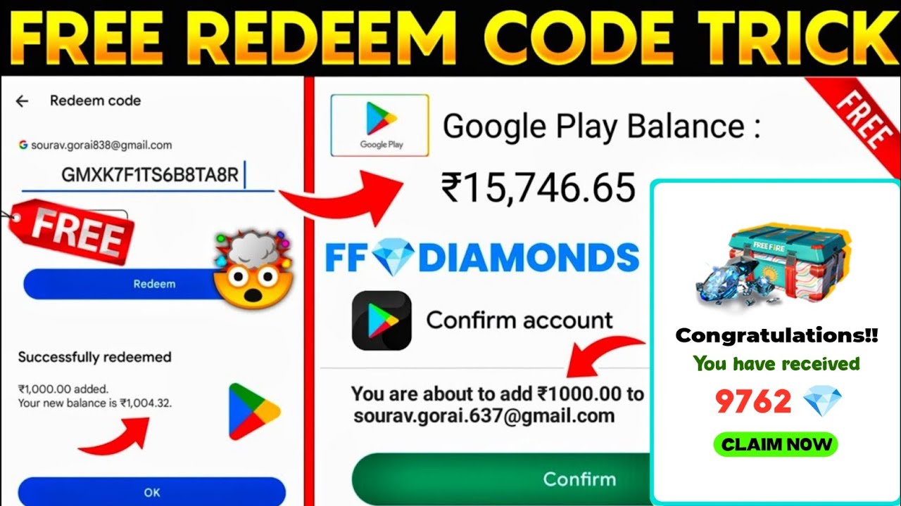 Free Redeem Code | Free Redeem Code Today | Free Redeem Code App | Free ...