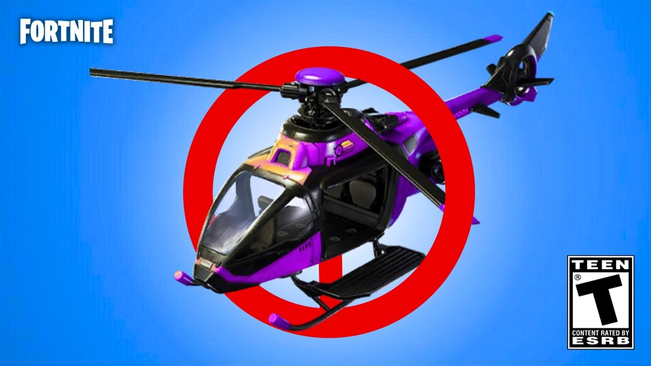 Fortnite REMOVED Helicopters, Here's Why.. - YouTube