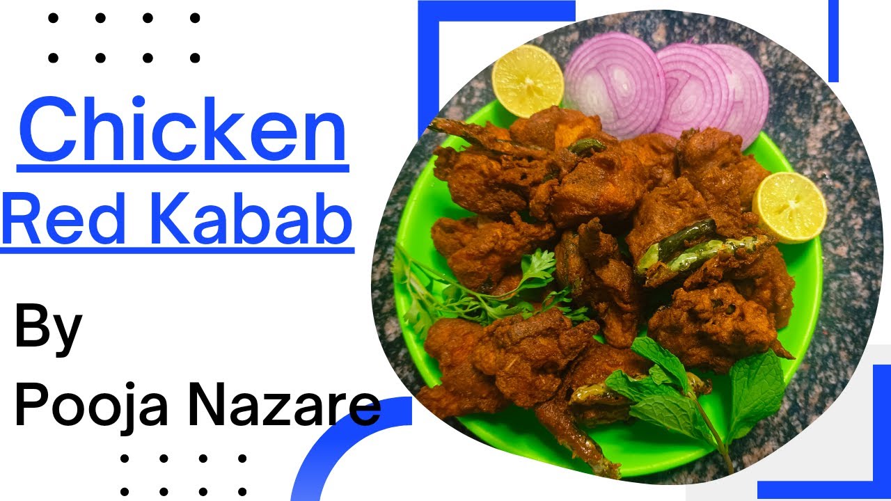 Chicken Red Kabab | Kabab | oil Kabab | Tasty chicken Recipe | Easy ...