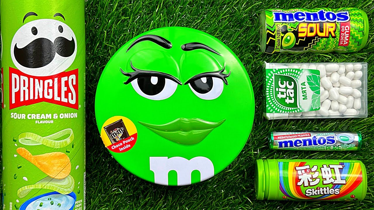 Satisfying Video | Unpacking and Mixing Rainbow Candies, Pringles and M ...