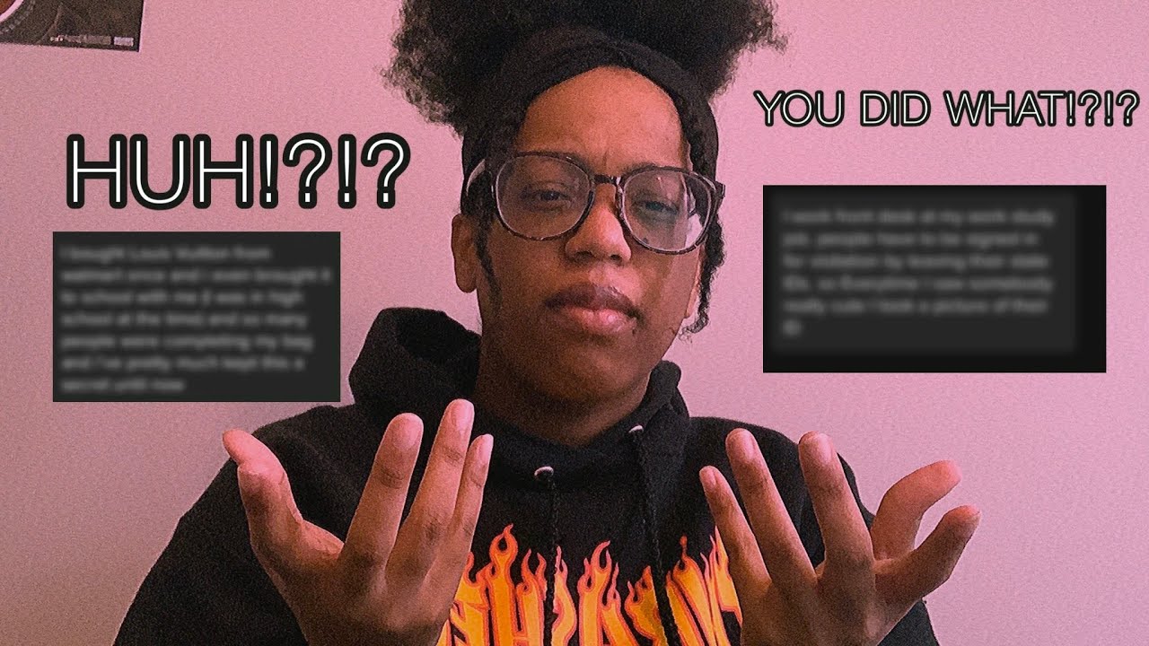 Reacting to my followers random confessions - YouTube