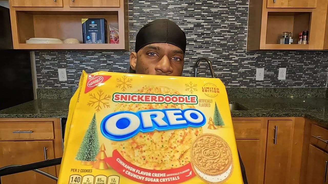 Snickerdoodle Oreo First Impression Taste Test (ASMR) - YouTube