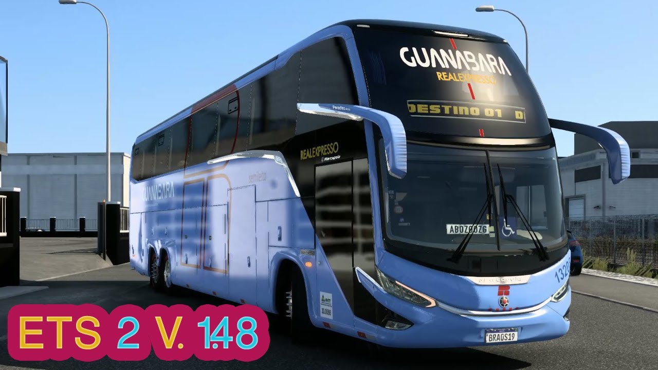 ets2 bus mercedes G8 1600 LD MOD 1.48 باص نقل ركاب أول رحلة. - YouTube