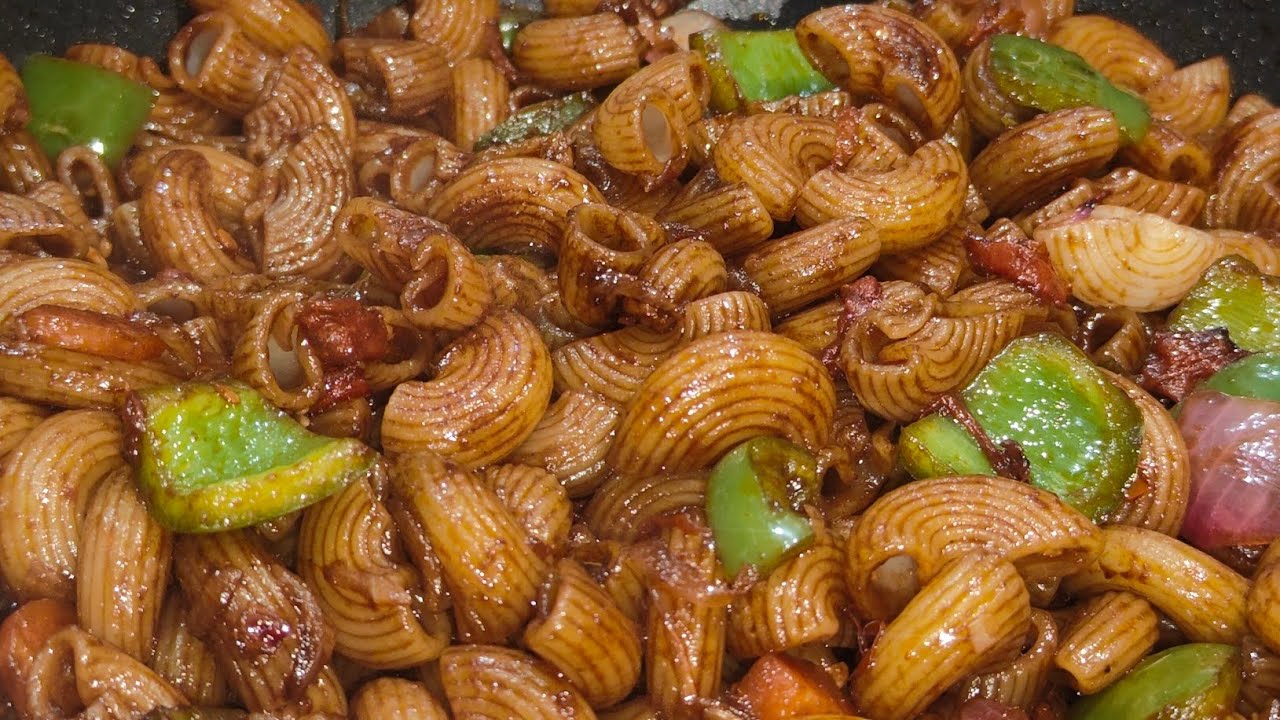 Makroni Pasta | Makroni Pasta Masala | Theli Par Milne Wala Chatpata ...