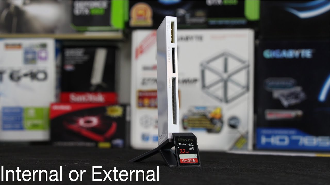 Internal vs External sd Card Readers - YouTube