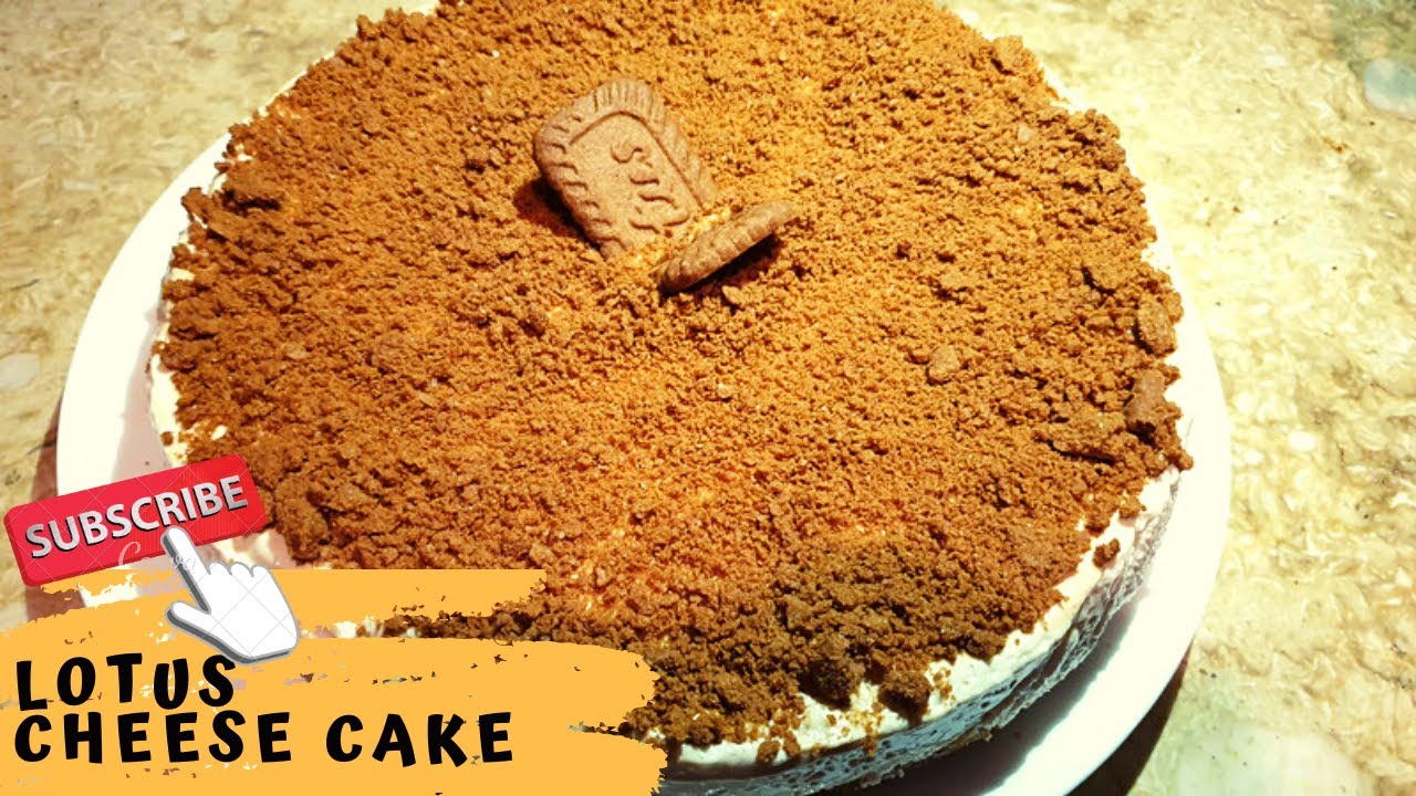 Lotus Cheese Cake | No Bake | Easy| Simple |Food Bonanza - YouTube