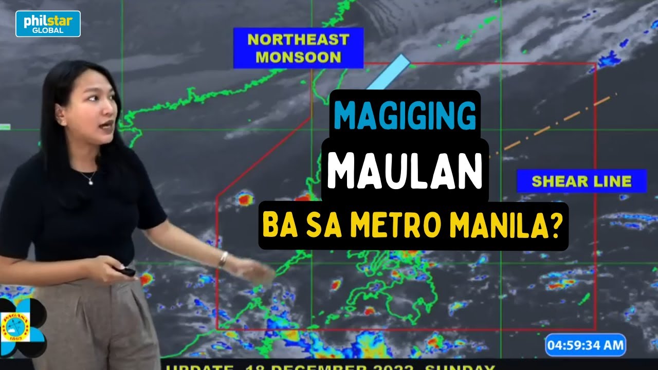 PAGASA Weather Update: December 18, 2022 - YouTube