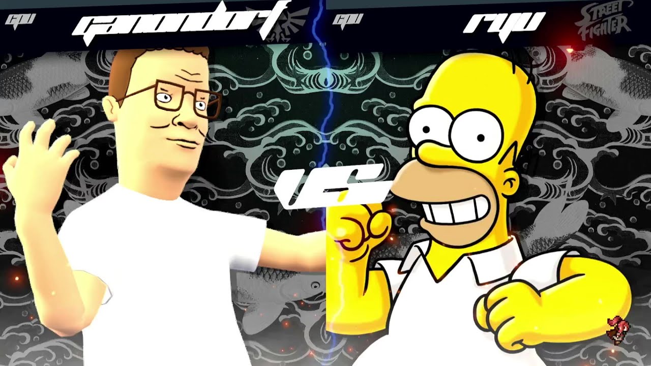 Hank Hill Vs Homer Simpson - Super Smash Bros Mods - YouTube