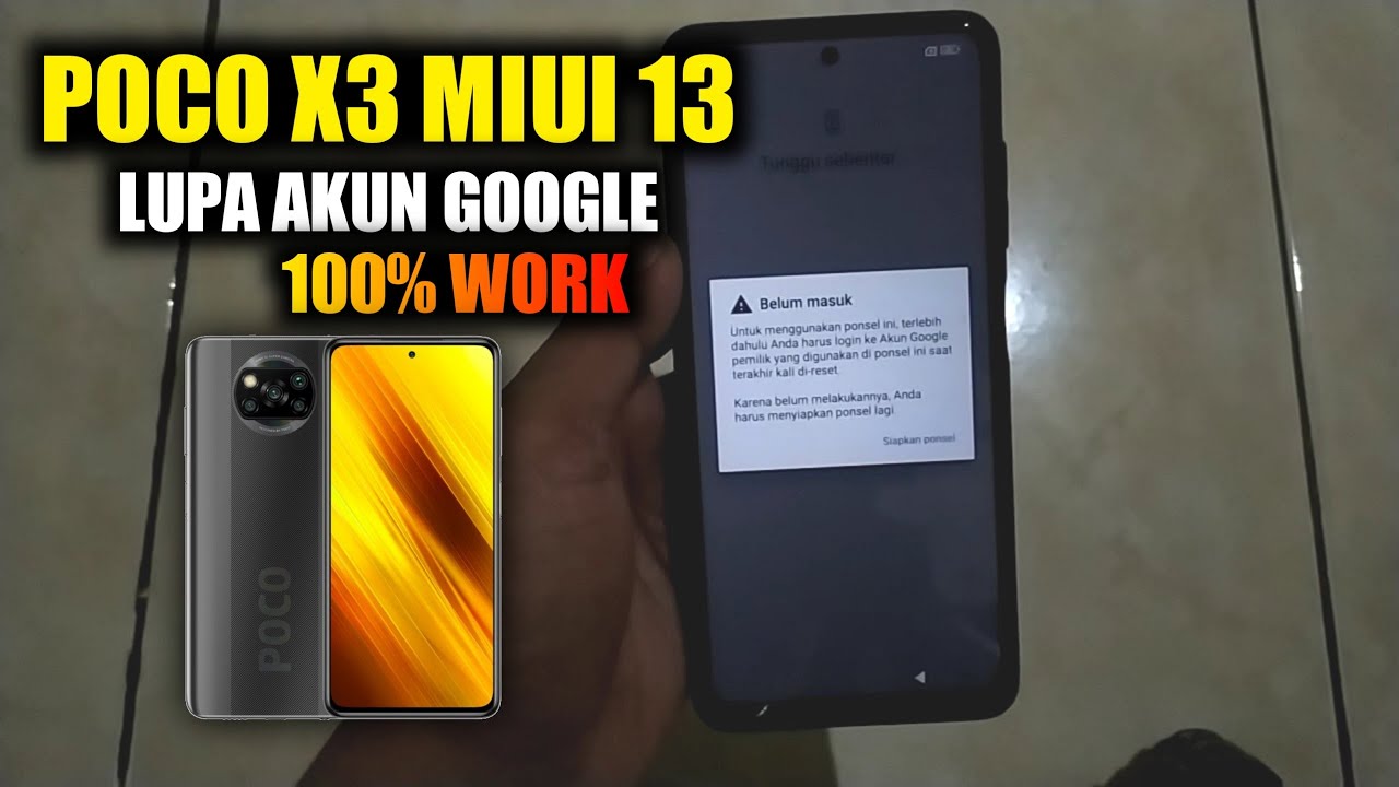 Cara Mengatasi FRP XIAOMI/POCO X3 MIUI 13 - YouTube
