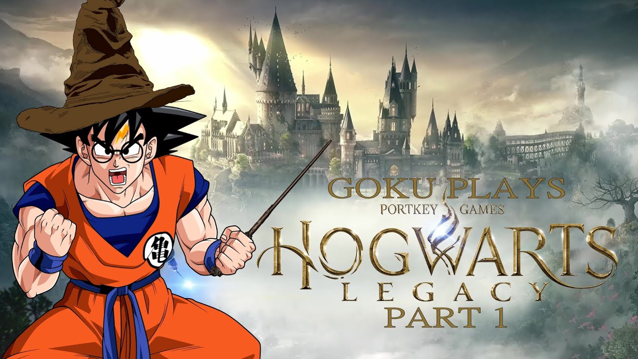 I'M A WIZARD VEGETA! | Goku Plays Hogwarts Legacy Part 1 - YouTube
