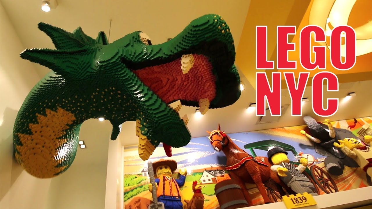 LEGO Store Flatiron Disctrict NYC with MOSAIC MAKER! - YouTube