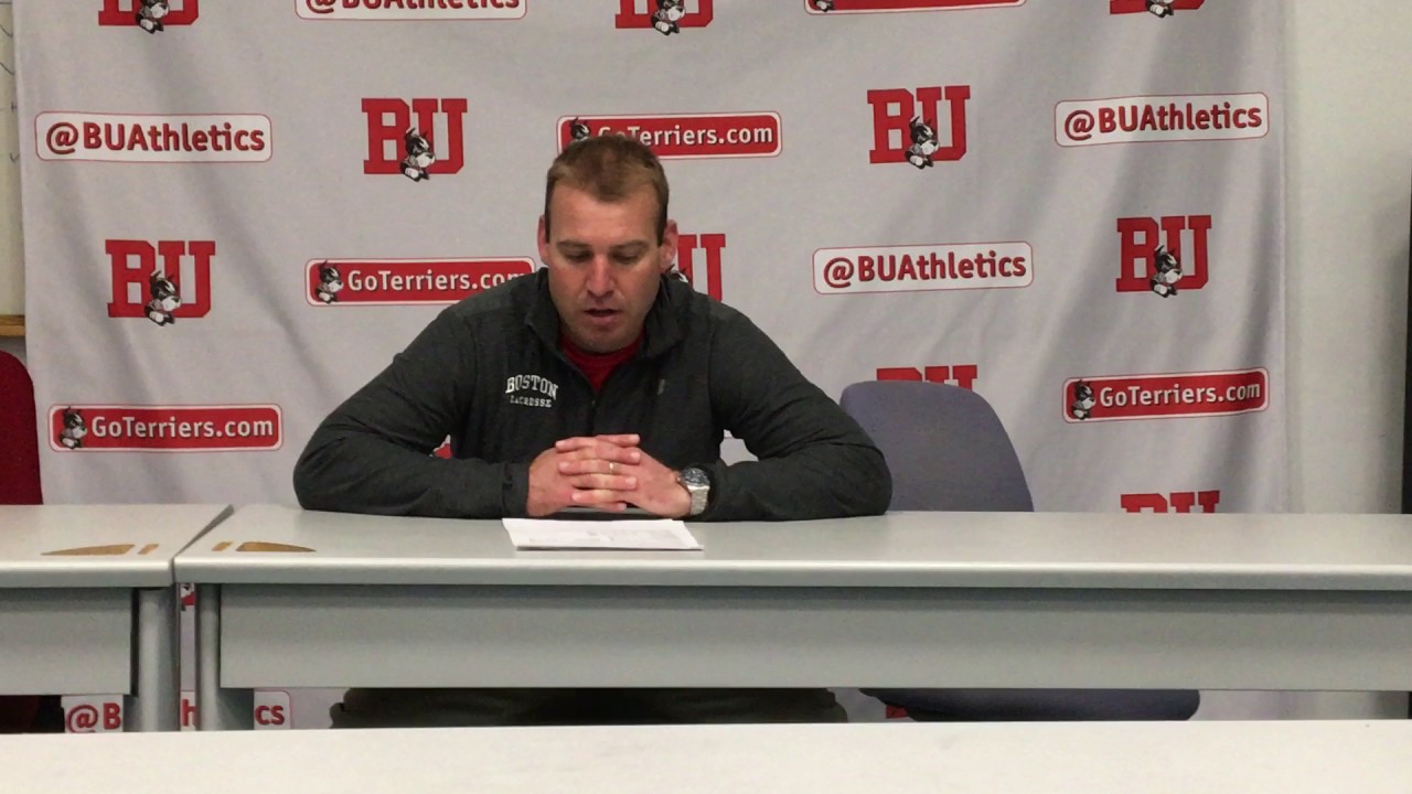 Men's Lacrosse Postgame vs. Harvard - Ryan Polley - YouTube