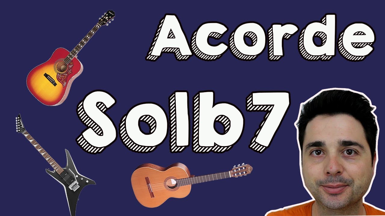 Acorde Sol bemol séptima 🎸 Solb7 🎸 Gb7 🎸con guitarra - YouTube