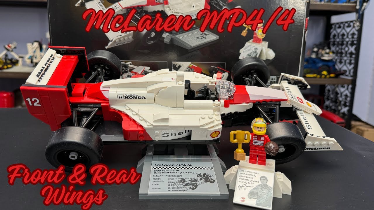 Ayrton Senna McLaren MP4/4 Build: Front and Rear Wings - YouTube