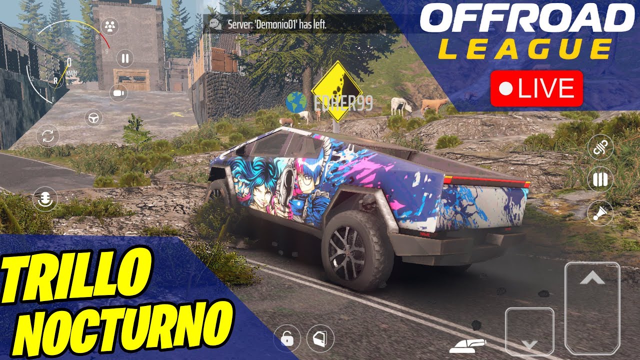 EXPLORANDO LOS MAPAS de OFFROAD LEAGUE - Trillada Con La Cybertruck ...