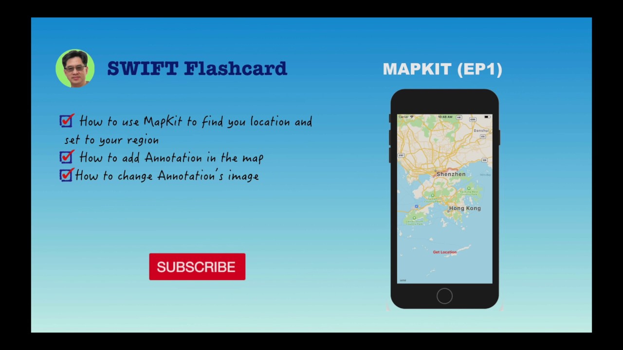 How To Use Mapkit Annotation Corelocation To Show Where You Are Youtube