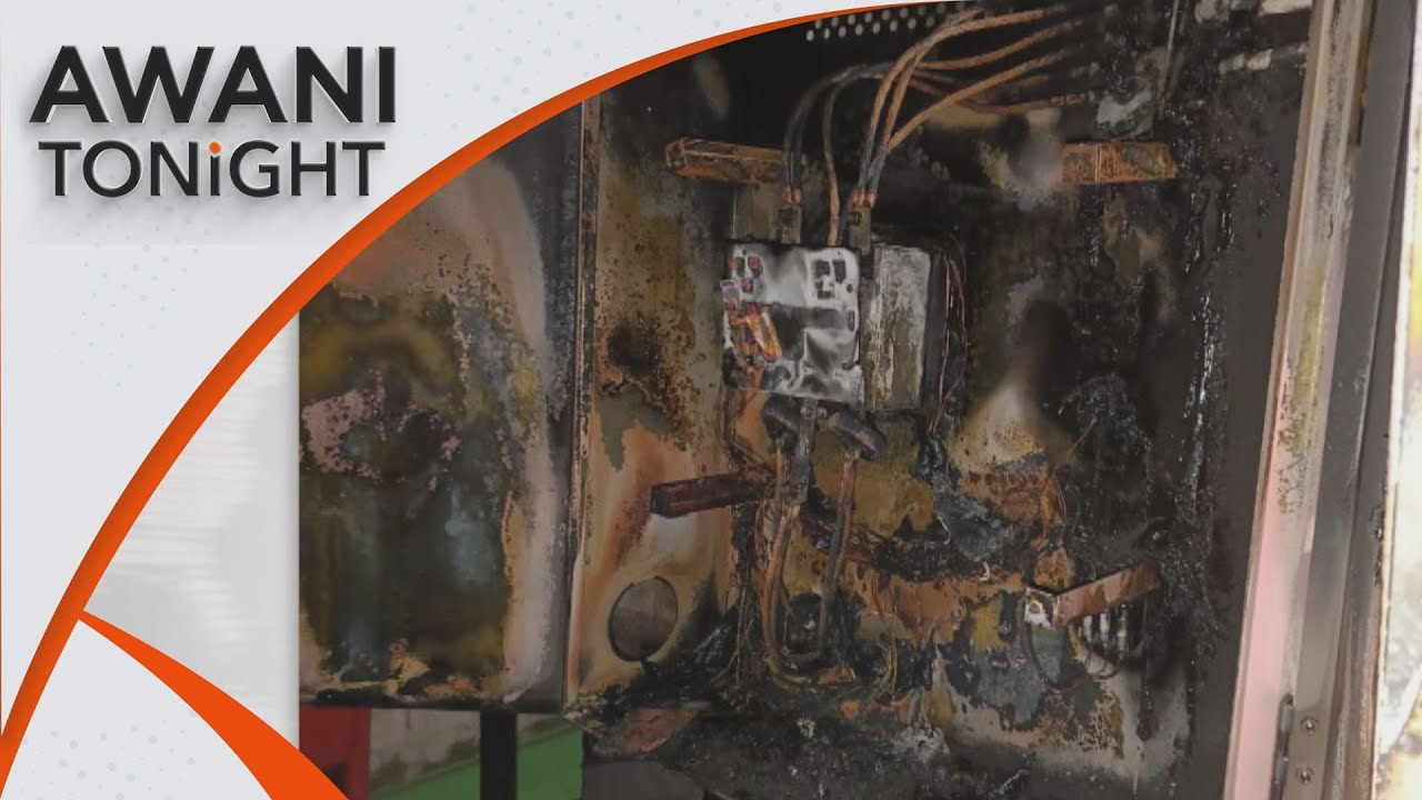 KLCC LRT fire contained, no injuries reported - YouTube