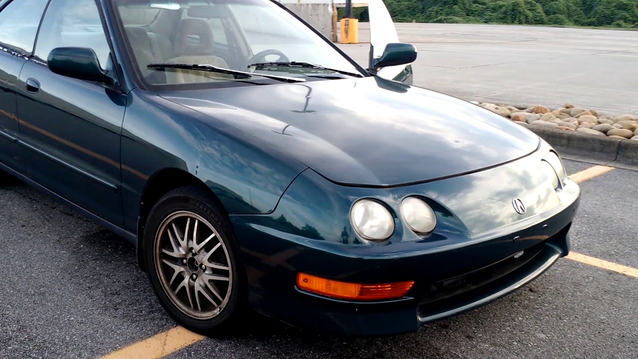 98 green teg back on the road. Acura integra - YouTube