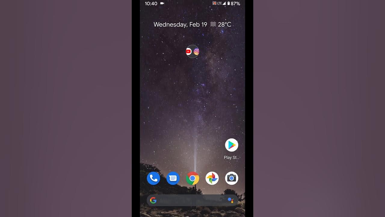 How to create folders on Google Pixel 3a, 3a XL, 4 XL, 4 - YouTube