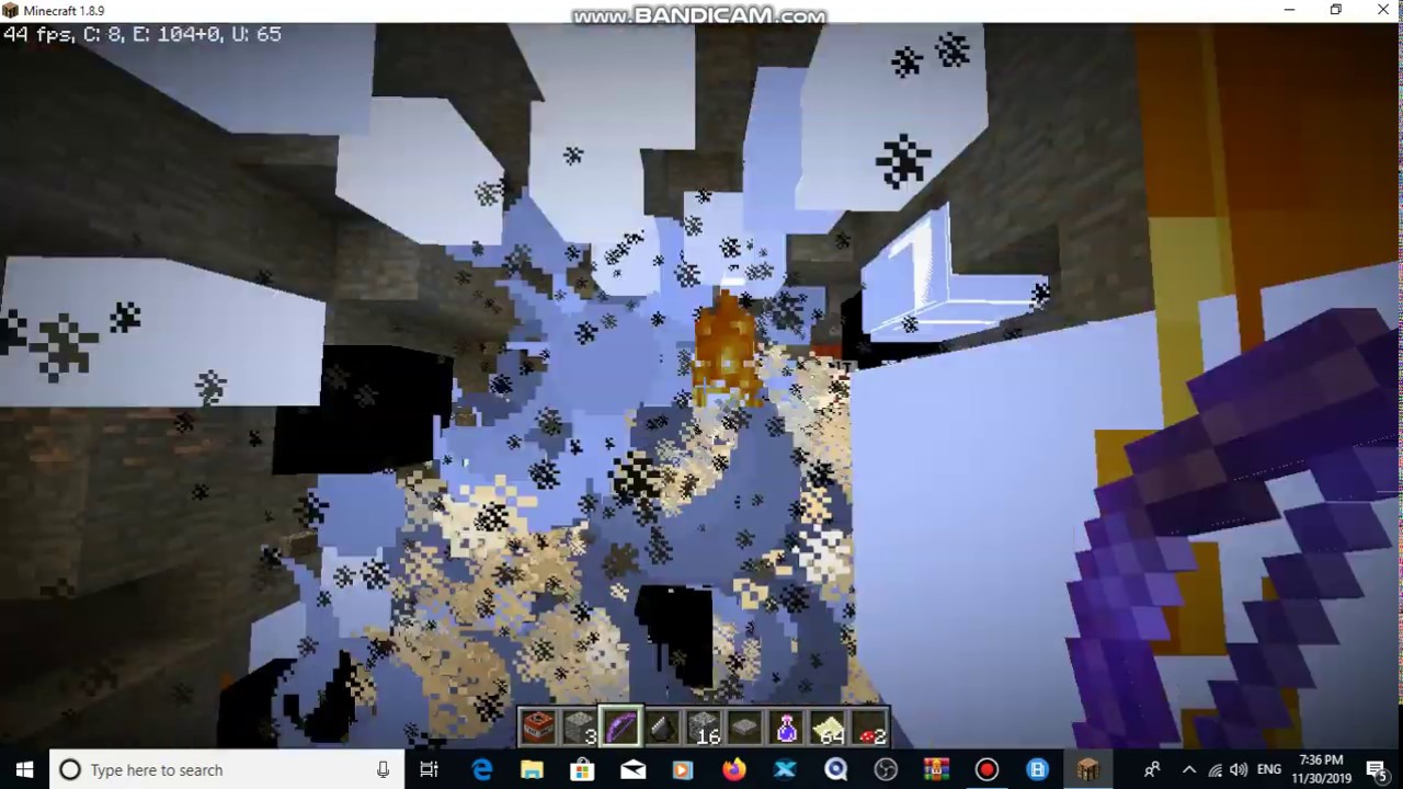 Minecraft TNT Gets shot by Flame Bow And Arrow - YouTube
