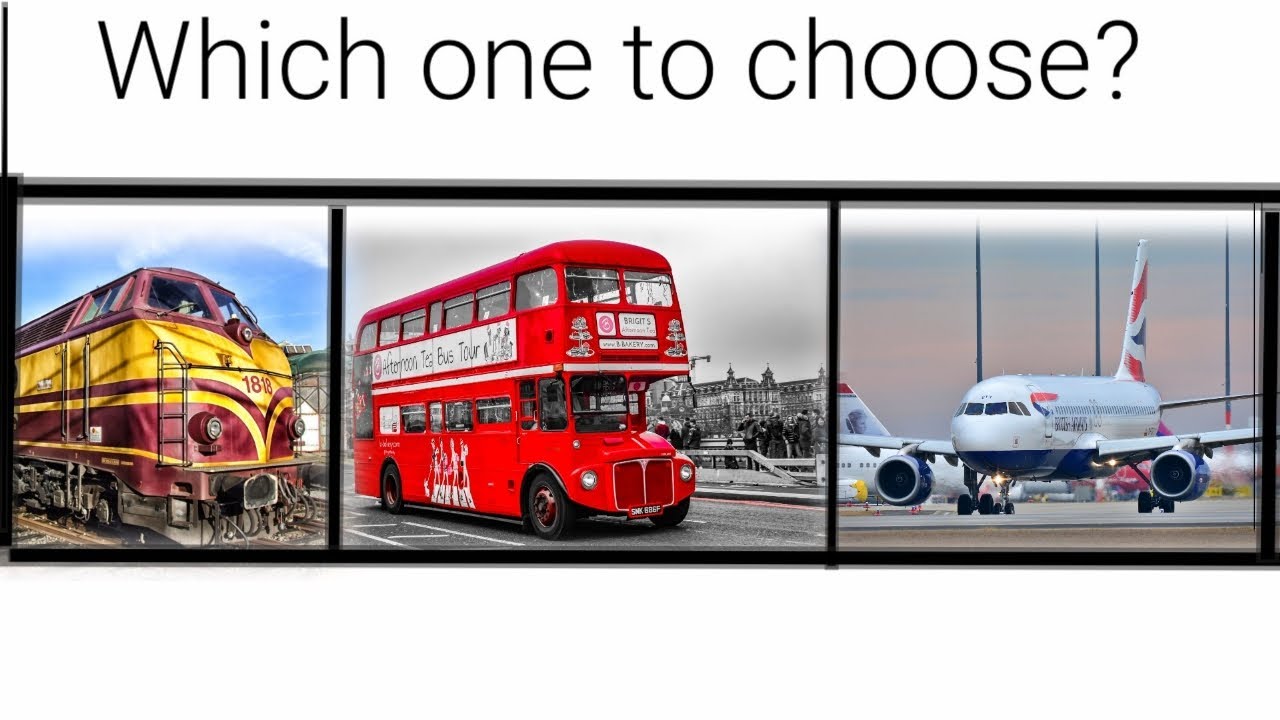 Top 3 method of travel ! Best way to travel comfortably - YouTube