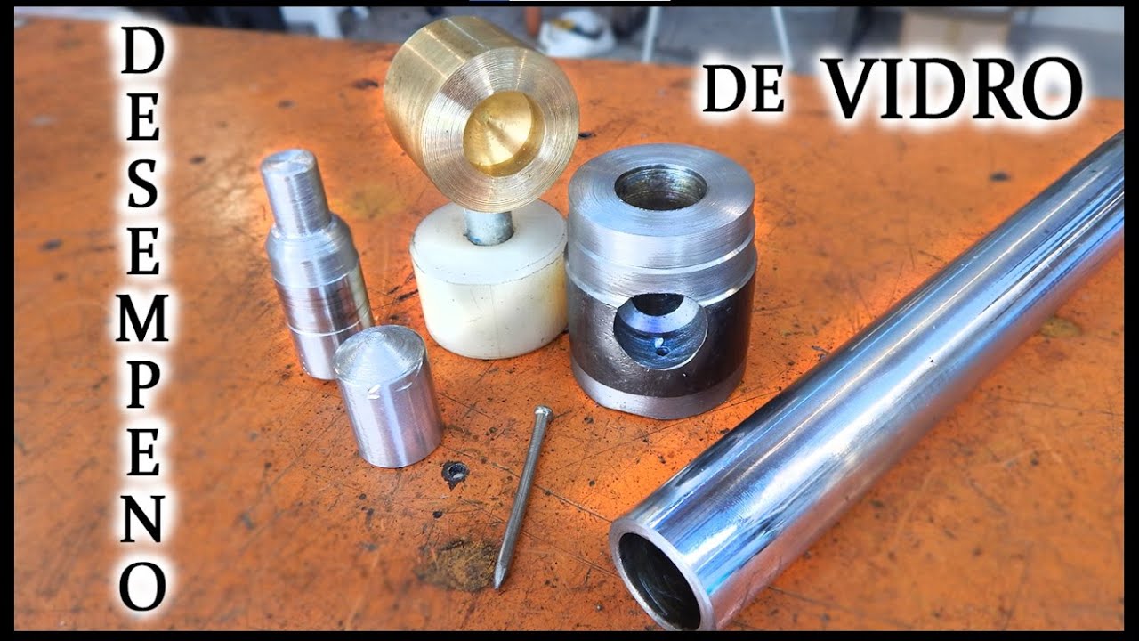 Marreta de Bronze - Ferramenta para Desempenar Vidro - YouTube