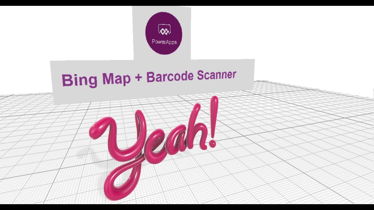 Powerapps: Bing Map & Barcode Scanner - YouTube