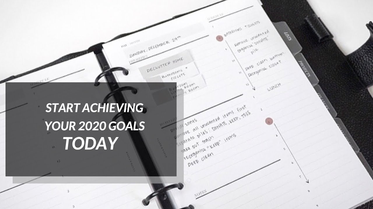 Working Towards 2020 Goals! | Daily Planning - YouTube